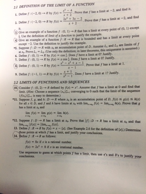Solved Define f: (-2, 0) rightarrow R by f(x) = x^2 - 4/x + | Chegg.com