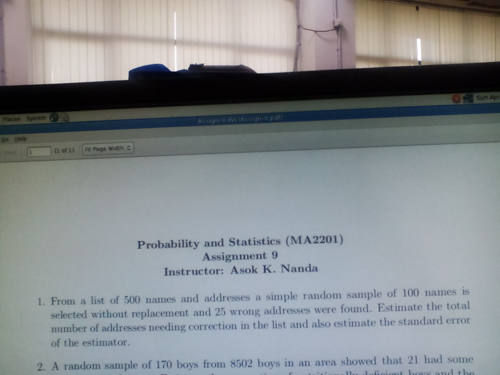 Solved From a list of 500 names and addresses a simple | Chegg.com