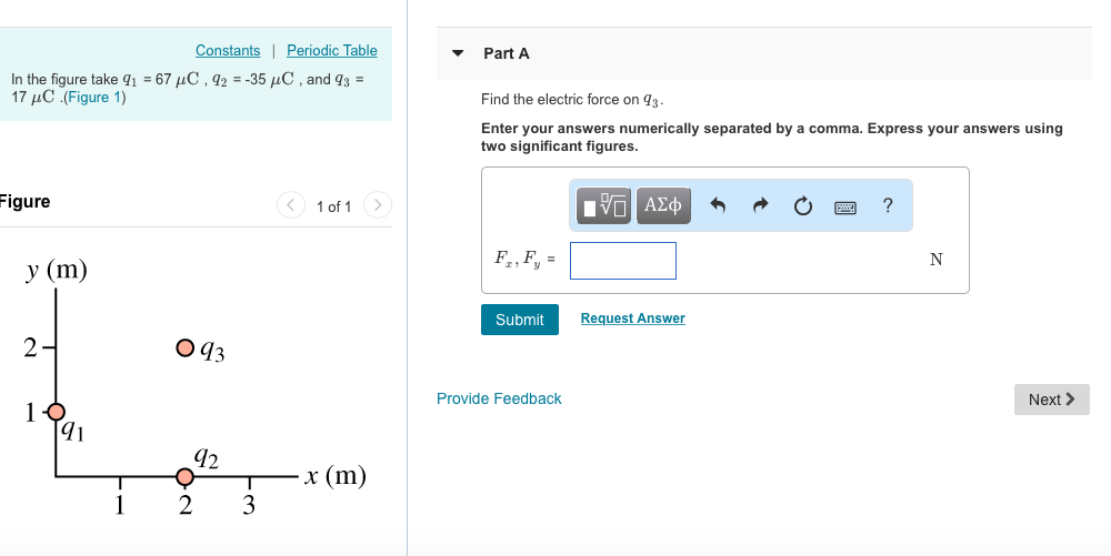 Solved Constants | Periodic Table Part A In the figure take | Chegg.com