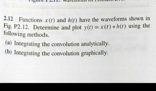 Solved 2.15 Compute the following convolutions without | Chegg.com