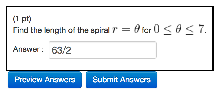 Solved Find the length of the spiral r= theta for 0 is less | Chegg.com