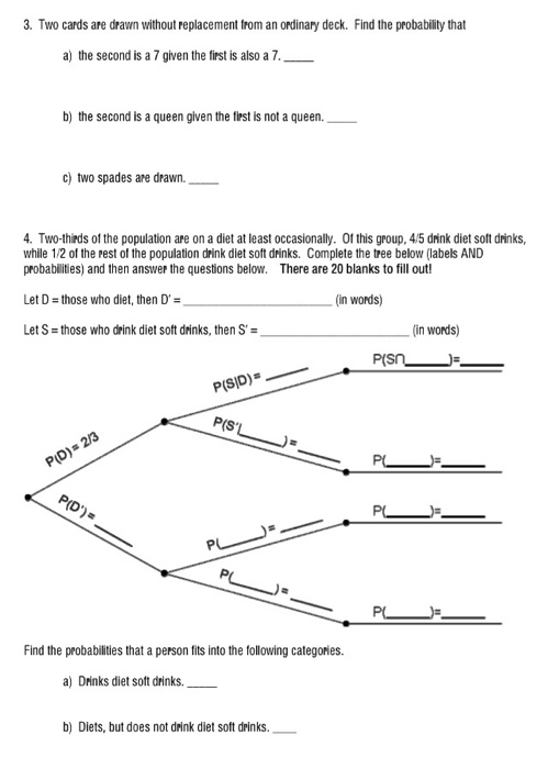 Solved Two cards are drawn without replacement from an | Chegg.com