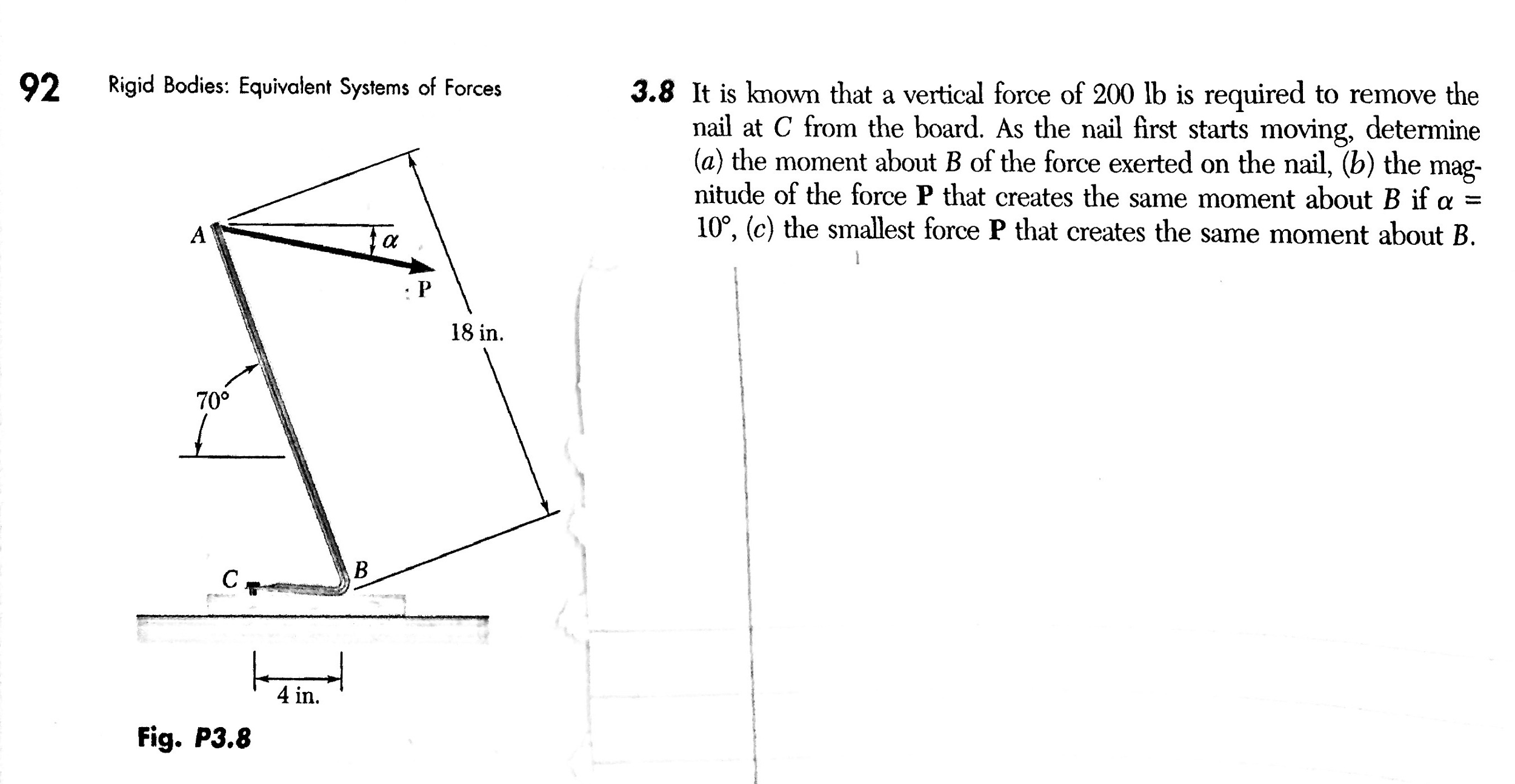 Solved It is known that a vertical force of 200 lb is | Chegg.com