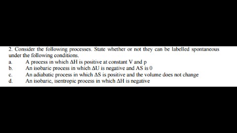 Solved Consider the following processes State whether or not | Chegg.com