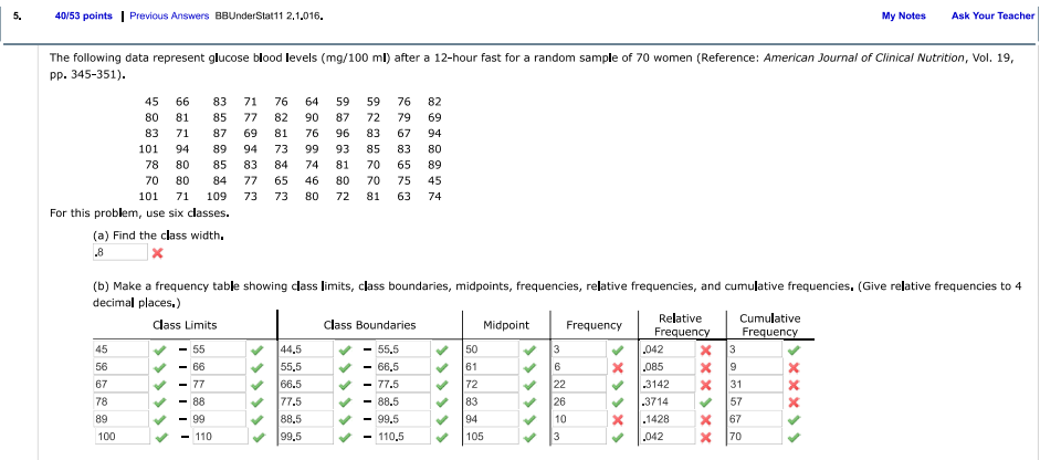 Make a Frequency Table Showing Class Limits Class Boundaries - Maritza-has-Espinoza