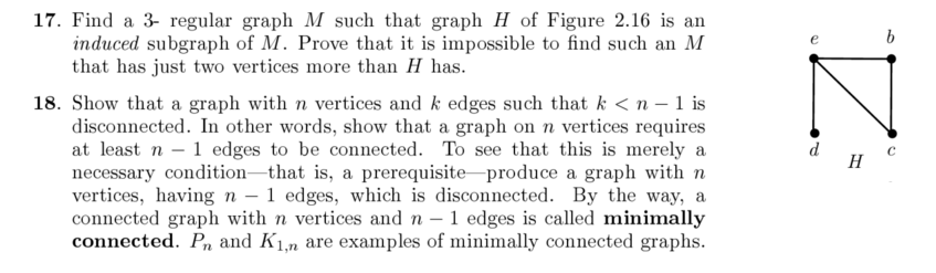 Solved GRAPH THEORY FIND A 3-REGULAR GRAPH M SUCH THAT GRAPH | Chegg.com