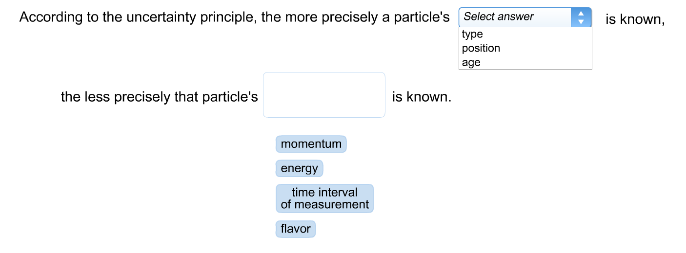 Solved According to the uncertainty principle, the more | Chegg.com
