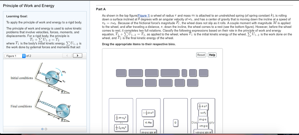 Solved Principle of Work and Energy Learning Goal To apply | Chegg.com