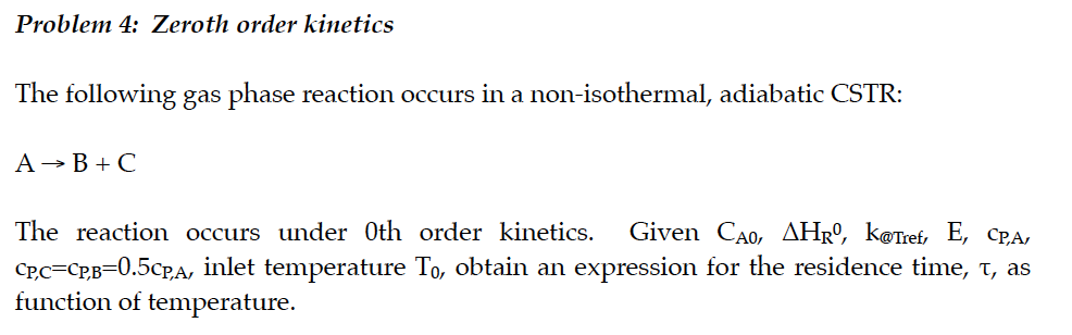 Zeroth Order Reaction Zeroth Order Reaction