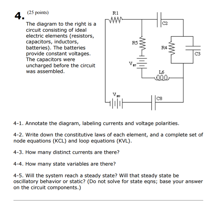 Solved The diagram to the right is a circuit consisting of | Chegg.com