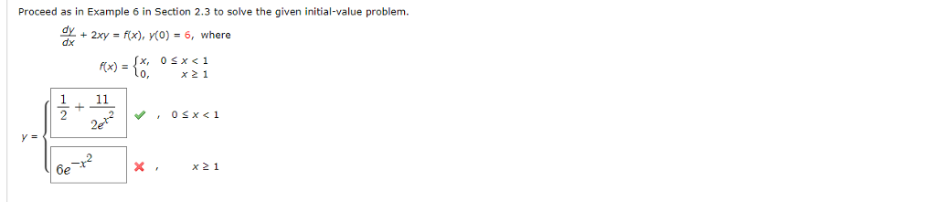 Solved Proceed As In Example 6 In Section 23 To Solve The 