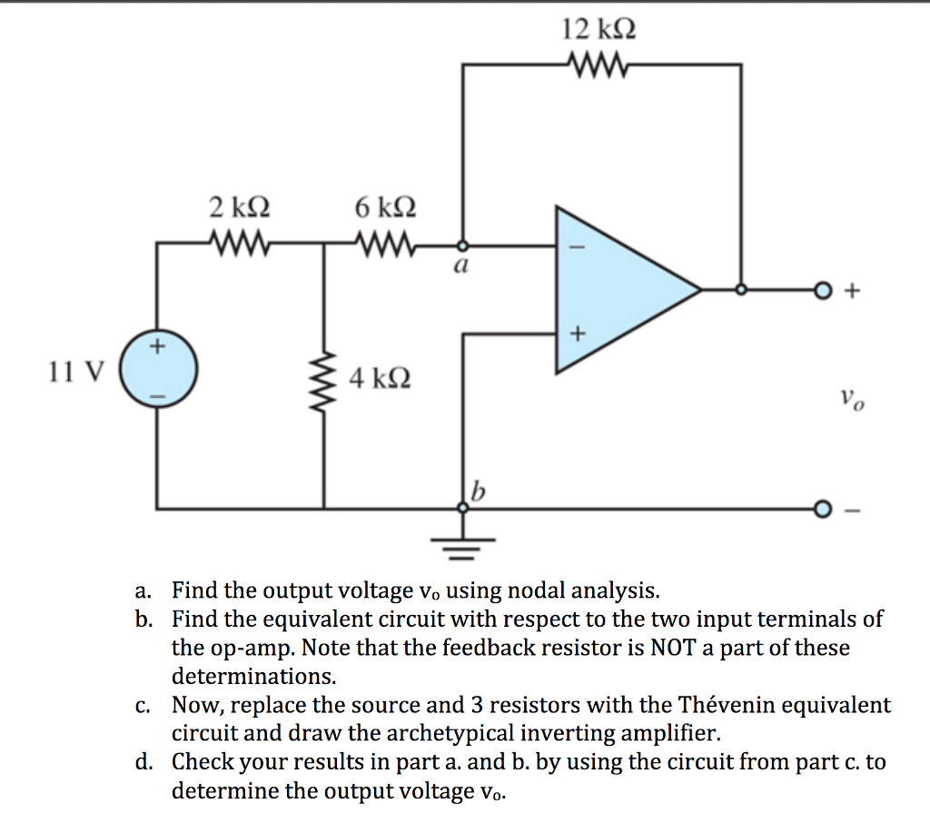 Solved Find the output voltage v_o using nodal analysis. | Chegg.com