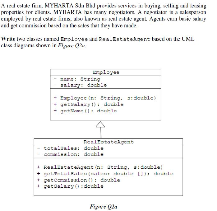 Solved A real estate firm, MYHARTA Sdn Bhd provides services | Chegg.com