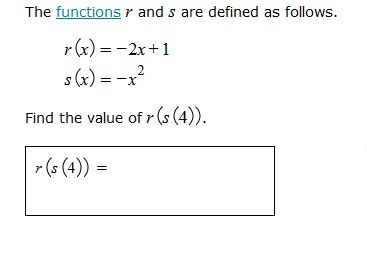 Solved The functions r and s are defined as follows. r (x) | Chegg.com