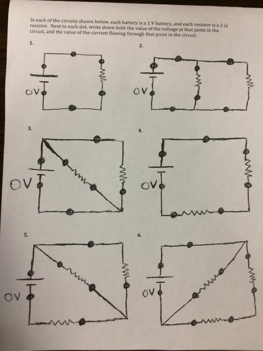 Solved In each of the circuits shown below, each battery is | Chegg.com