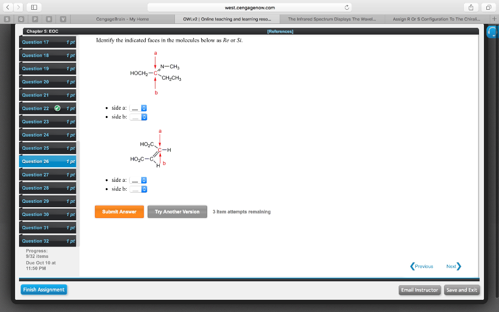 Solved Identify the indicated faces in the molecules below | Chegg.com Solved Identify the indicated faces in the molecules below | Chegg.com