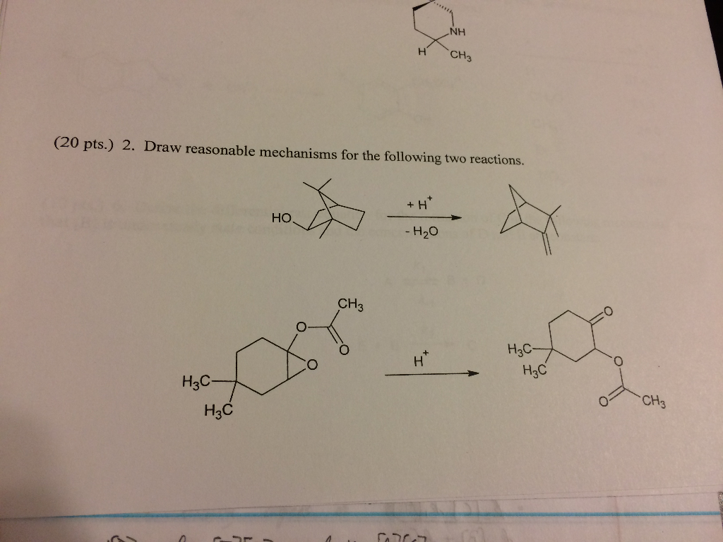 Solved Draw reasonable mechanisms for the following two | Chegg.com Solved Draw reasonable mechanisms for the following two | Chegg.com