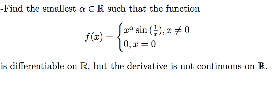 Solved Find the smallest alpha elementof R such that the | Chegg.com