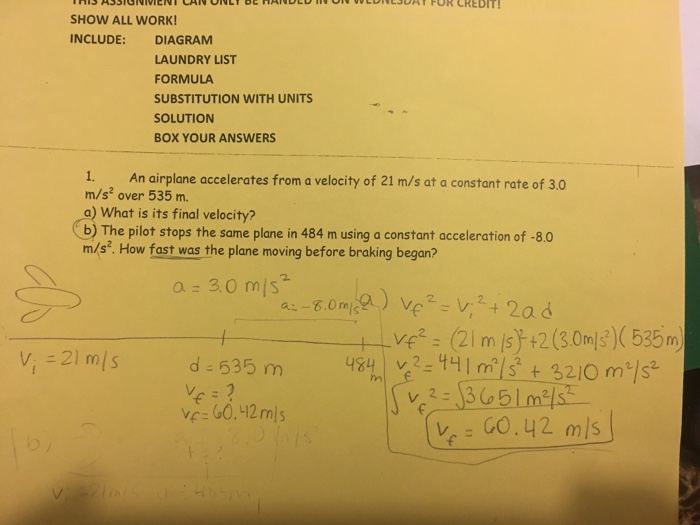 Solved I need the answer to part B. The pilot stops the same | Chegg.com