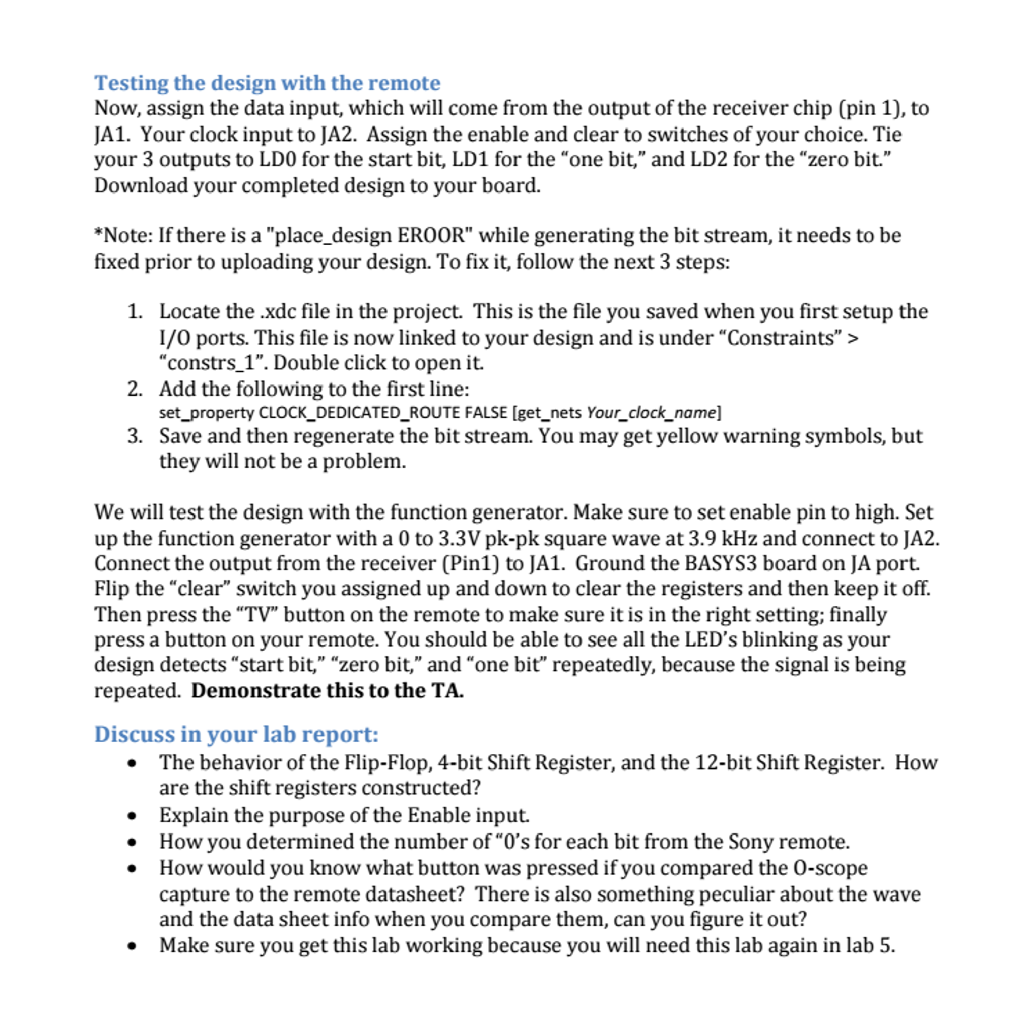 Sequential Circuits, Sequence Recognizer Please do | Chegg.com