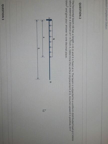 Solved estion Completion Status: QUESTION 2 The horizontal | Chegg.com Solved estion Completion Status: QUESTION 2 The horizontal | Chegg.com