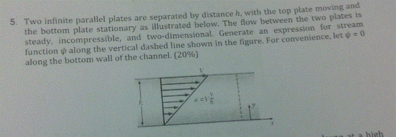 Solved 5. Two infinite parallel plates are separated by | Chegg.com
