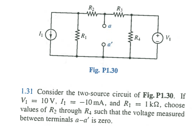 Solved Consider the two-source circuit of Fig. P1.30. If V_1 | Chegg.com
