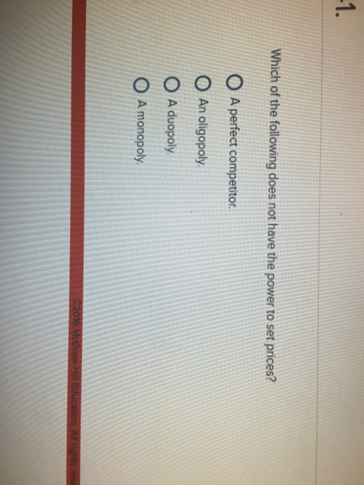 Solved Which of the following does not have the power to set | Chegg.com