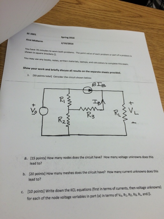 Solved Consider the circuit shown below. How many nodes | Chegg.com