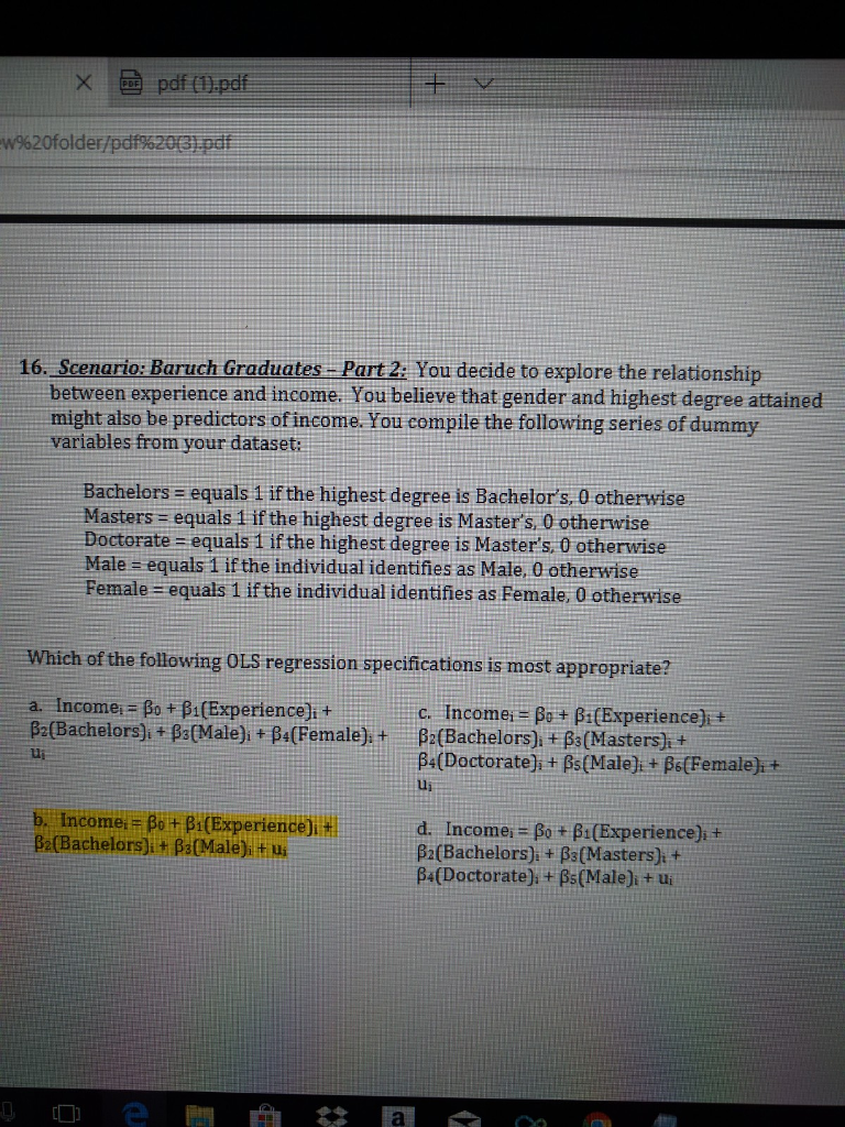 Solved Xpdf (O.pdf w9620folder/pdf%20(3)pdf 16. Scenario: | Chegg.com Solved Xpdf (O.pdf w9620folder/pdf%20(3)pdf 16. Scenario: | Chegg.com