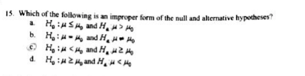 Solved Which of the following is an improper form of the | Chegg.com