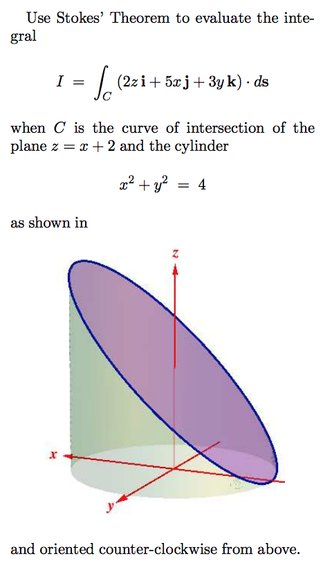 Solved Use Stokes' Theorem to evaluate the inte gral when C | Chegg.com