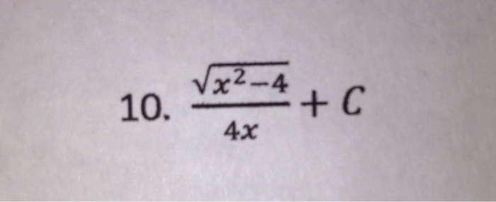 Solved Integrate the following using a Trig Substitution. | Chegg.com