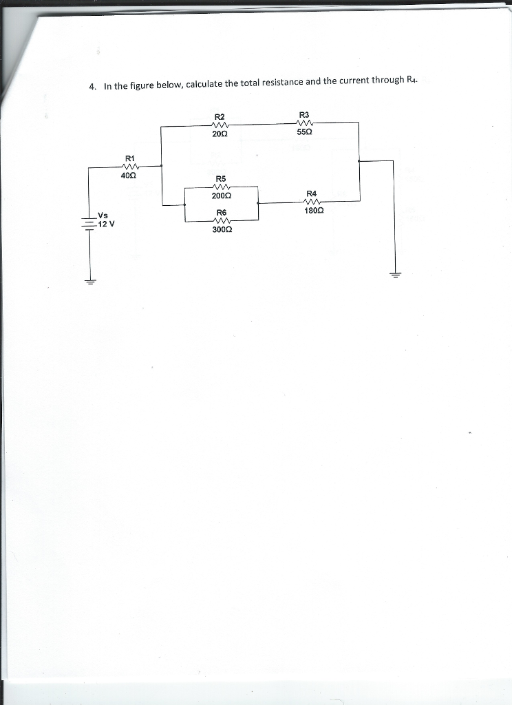 Solved 4. In the figure below, calculate the total | Chegg.com