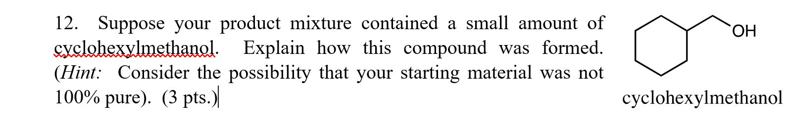 Solved For the synthesis of trans-2-methylcyclohexanol by | Chegg.com