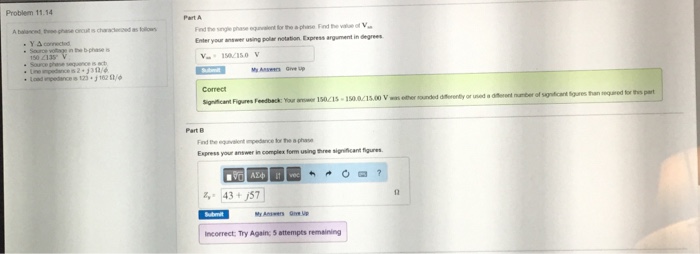 Solved 11.14 Enter answer using polar notation Express | Chegg.com