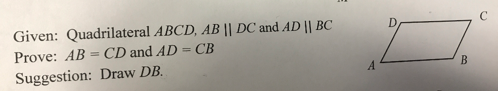 Prove using two columns, the first column being your | Chegg.com