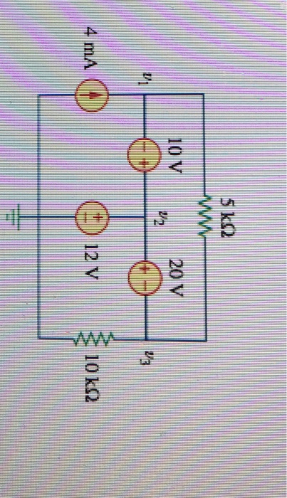 Solved Find v1 , v2, v3 in the circuit by using mesh | Chegg.com
