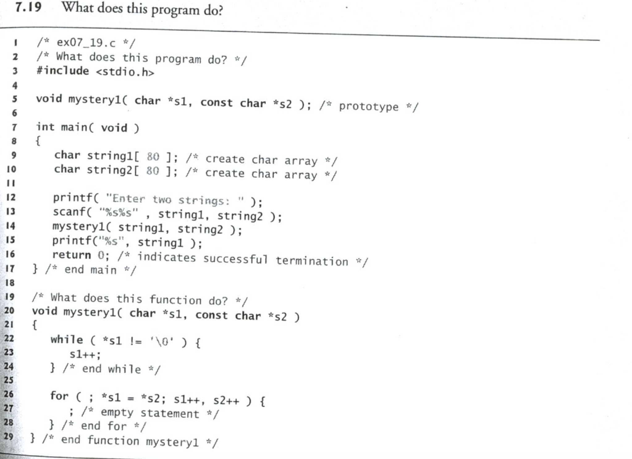 Solved What does this program do? #include void | Chegg.com