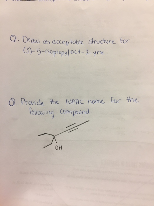 Solved Draw an acceptable structure for | Chegg.com