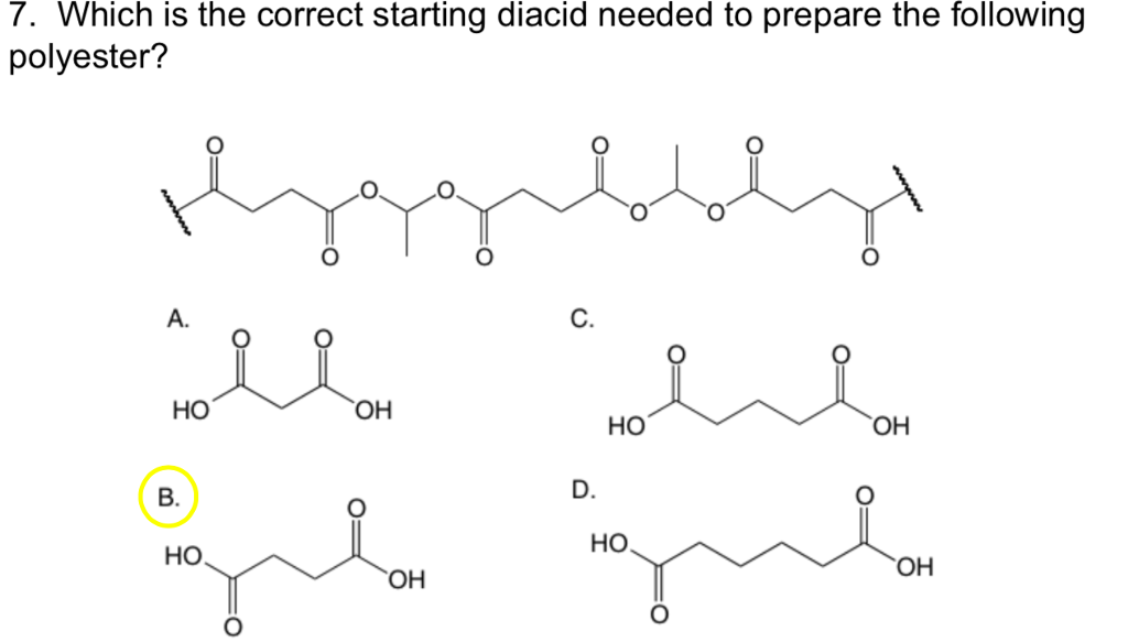Solved 5. Which of the following monomers would undergo | Chegg.com