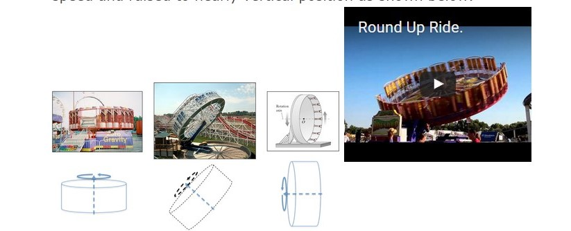 Solved Roundup is an amusement ride. Riders enter a 18 m | Chegg.com