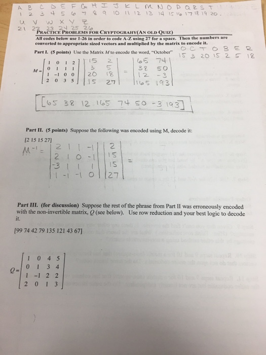 Solved I need help understanding how to use matrices for | Chegg.com
