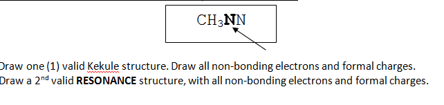 Solved Draw one (1) valid Kekule structure. Draw all | Chegg.com