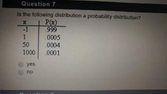 Solved Is the following distribution a probability | Chegg.com