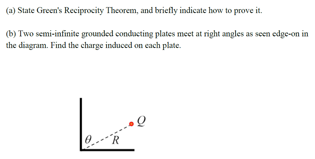 Solved State Green's Reciprocity Theorem, and briefly | Chegg.com