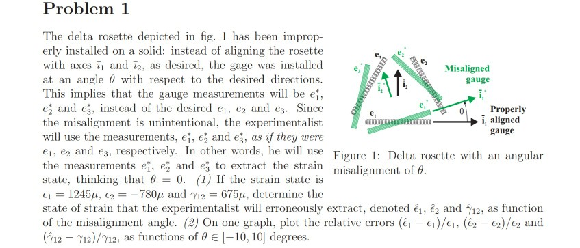 Problem The delta rosette depicted in fig. 1 has been | Chegg.com