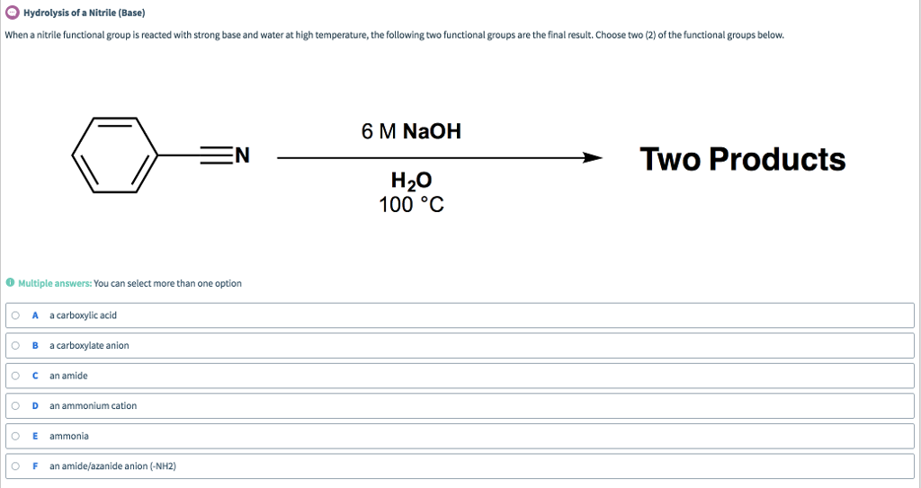 Nitrile Functional Group