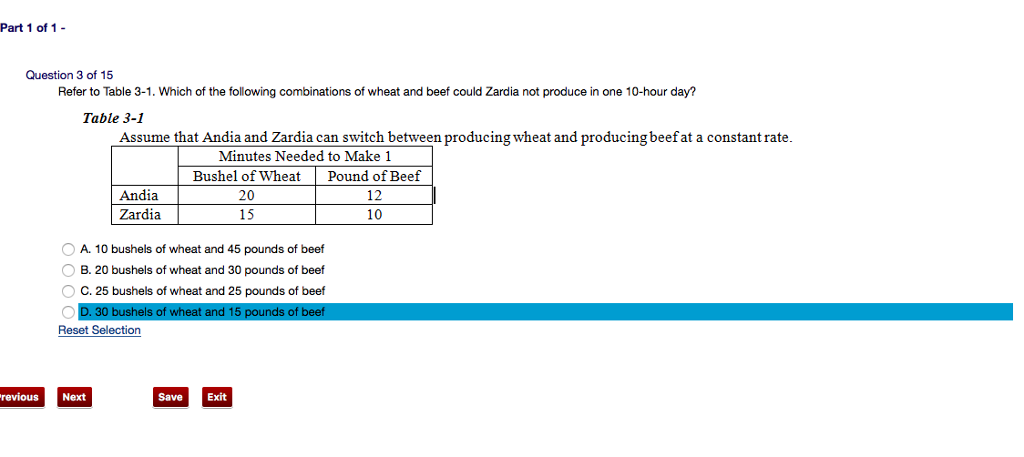 Solved Refer to Table 3-1. Which of the following | Chegg.com