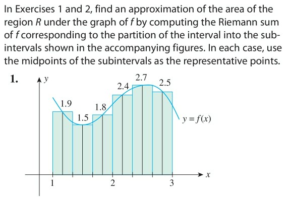 Solved In Exercises 1 and 2, find an approximation of the | Chegg.com